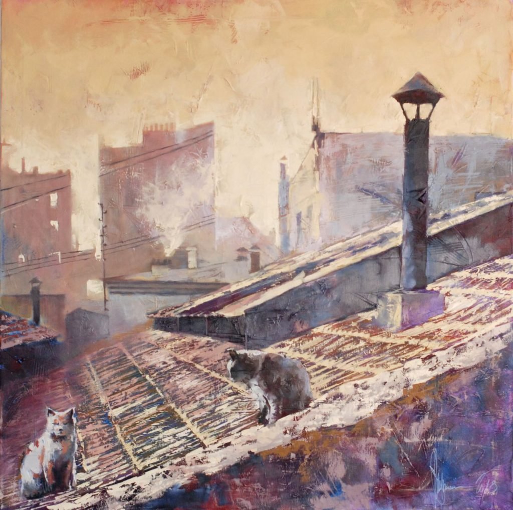 Roman morning Original Oil Painting for sale by Igor Shulman