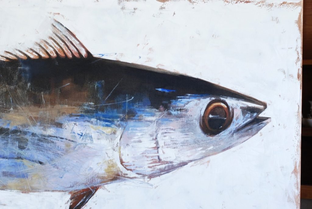 1 Fish Original Oil Painting for Sale by Igor Shulman