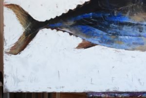 1 Fish Original Oil Painting for Sale by Igor Shulman
