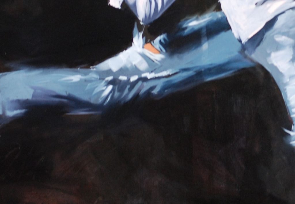 Run!!! Original Oil Painting for Sale by Igor Shulman