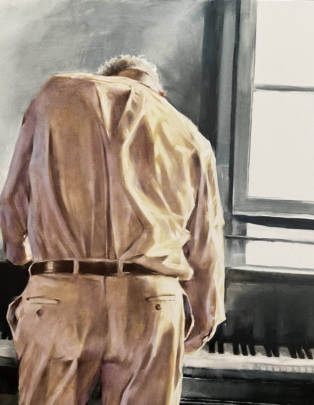 Wednesday Original Oil Painting for sale by Igor Shulman